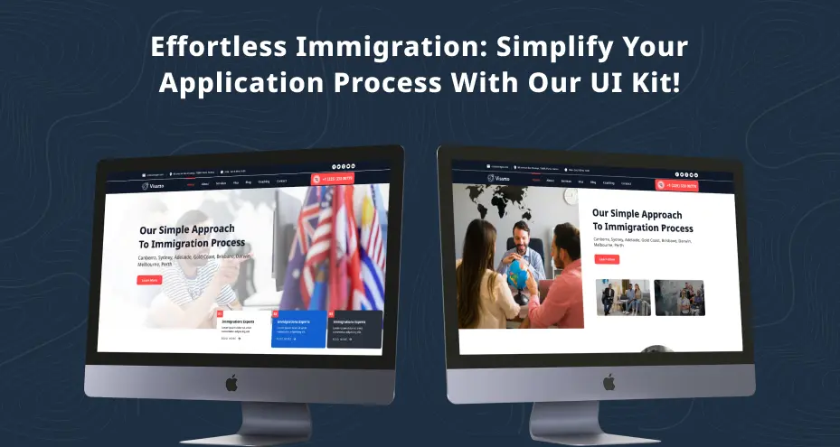 Immigration & Visa Consulting Web UI Kit