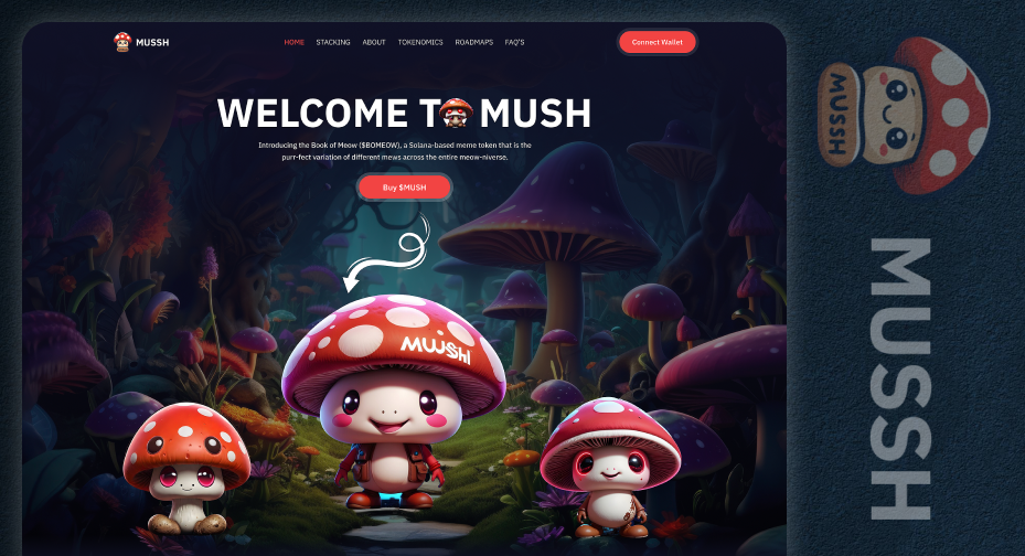 Mush Meme Coin Web UI Kit