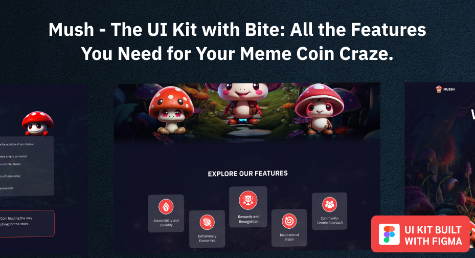 Mush Meme Coin Web UI Kit