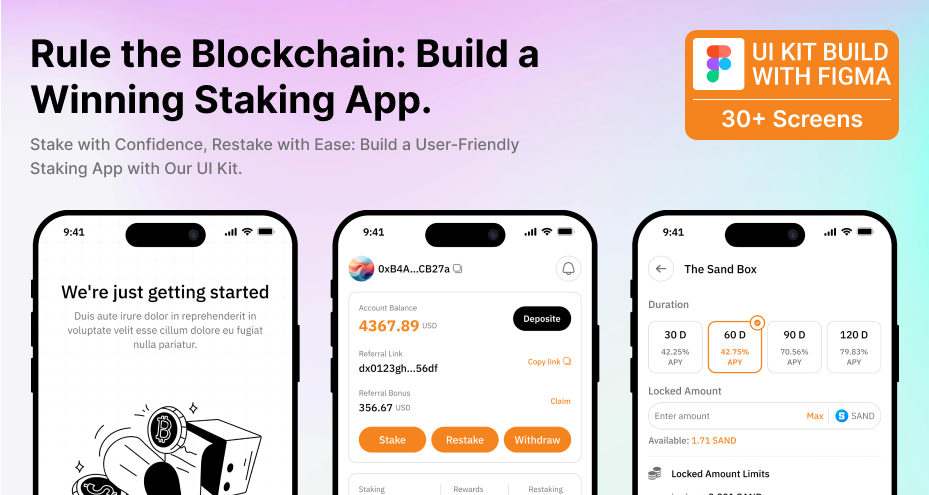 Best Liquid stacking and Restacking App UI Kit