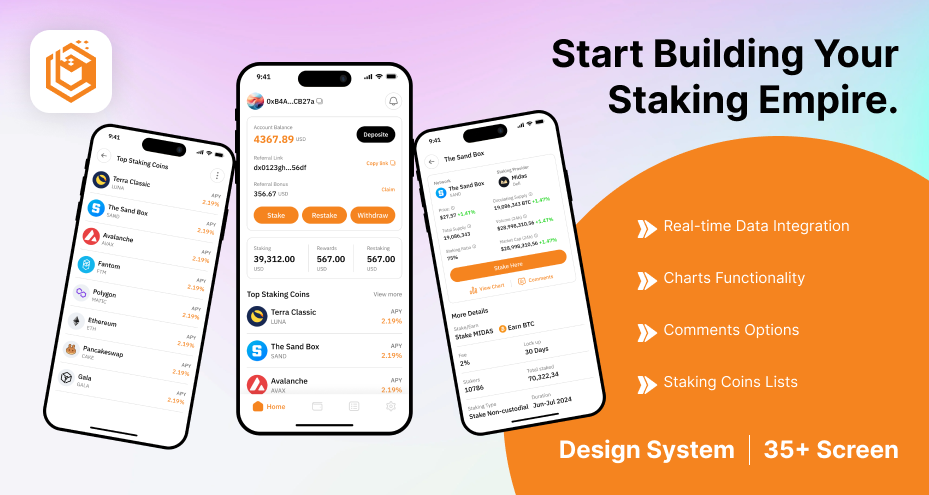 Best Liquid stacking and Restacking App UI Kit