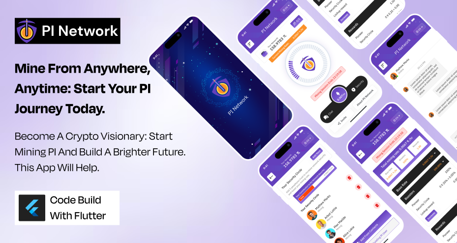 Pi Network Flutter Mobile App