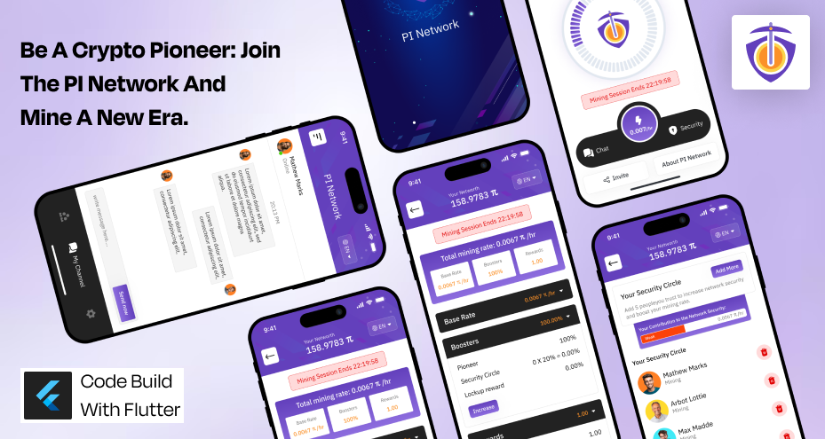 Pi Network Flutter Mobile App