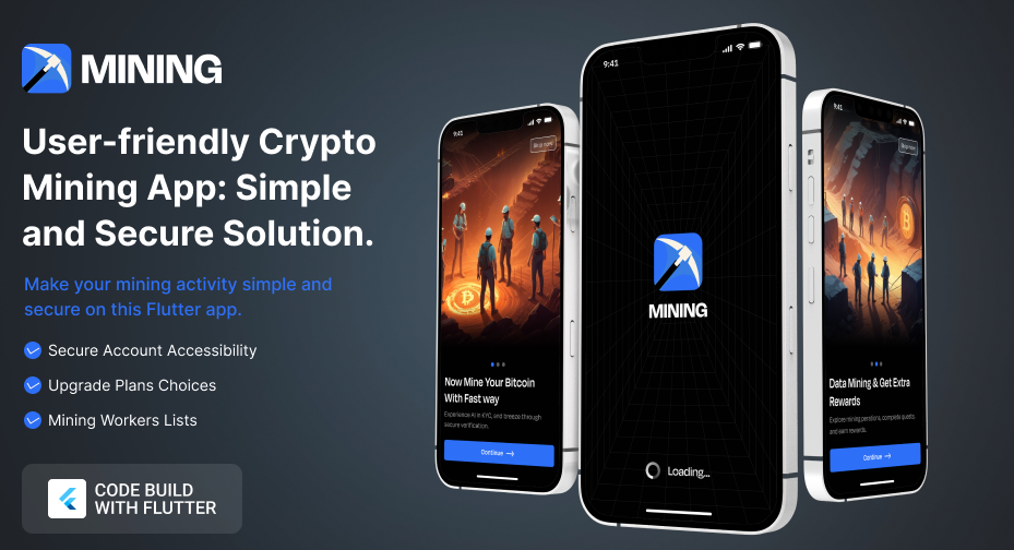 Best Bitcoin Mining Flutter Mobile App