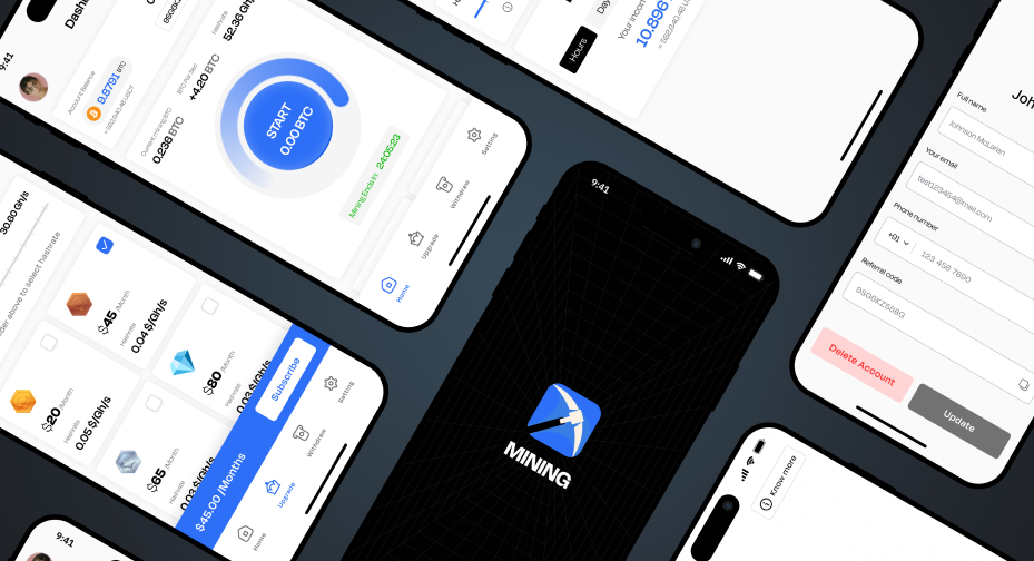 Best Bitcoin Mining Flutter Mobile App