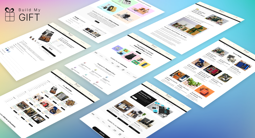Online Gift Service Website Template 2024